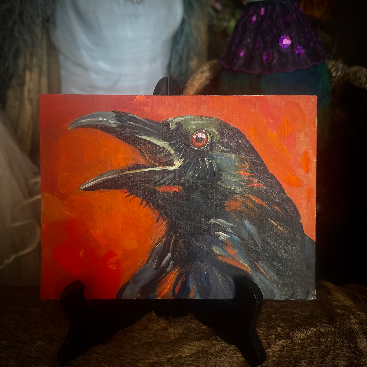 Raven No. 3, Oil Painting by Gail Potocki – Century Guild