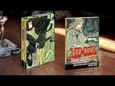 Jugendstil 1896 German Art Nouveau Illustrations Vol 1-3 Book Set ...