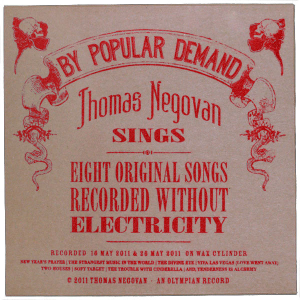 Thomas Negovan - By Popular Demand (Red Edition) – Century Guild
