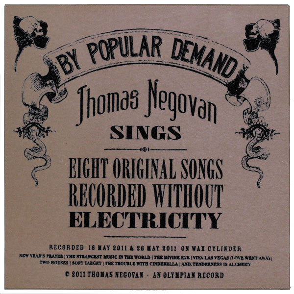 Thomas Negovan - By Popular Demand ("Blood & Ink" Edition) – Century Guild